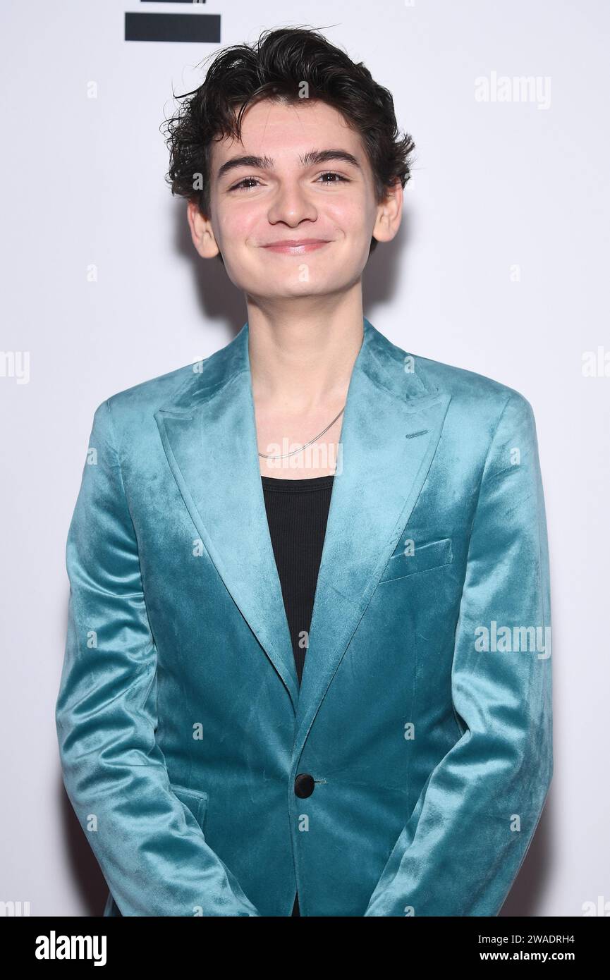 New York, USA. 03rd Jan, 2024. Presenter Luca Padovan attends the 89th ...