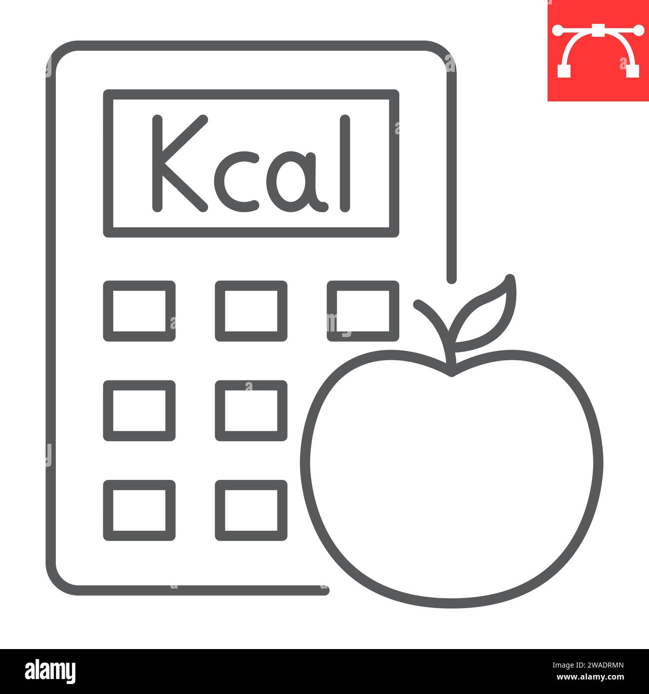 Calorie counting Stock Vector Images - Alamy