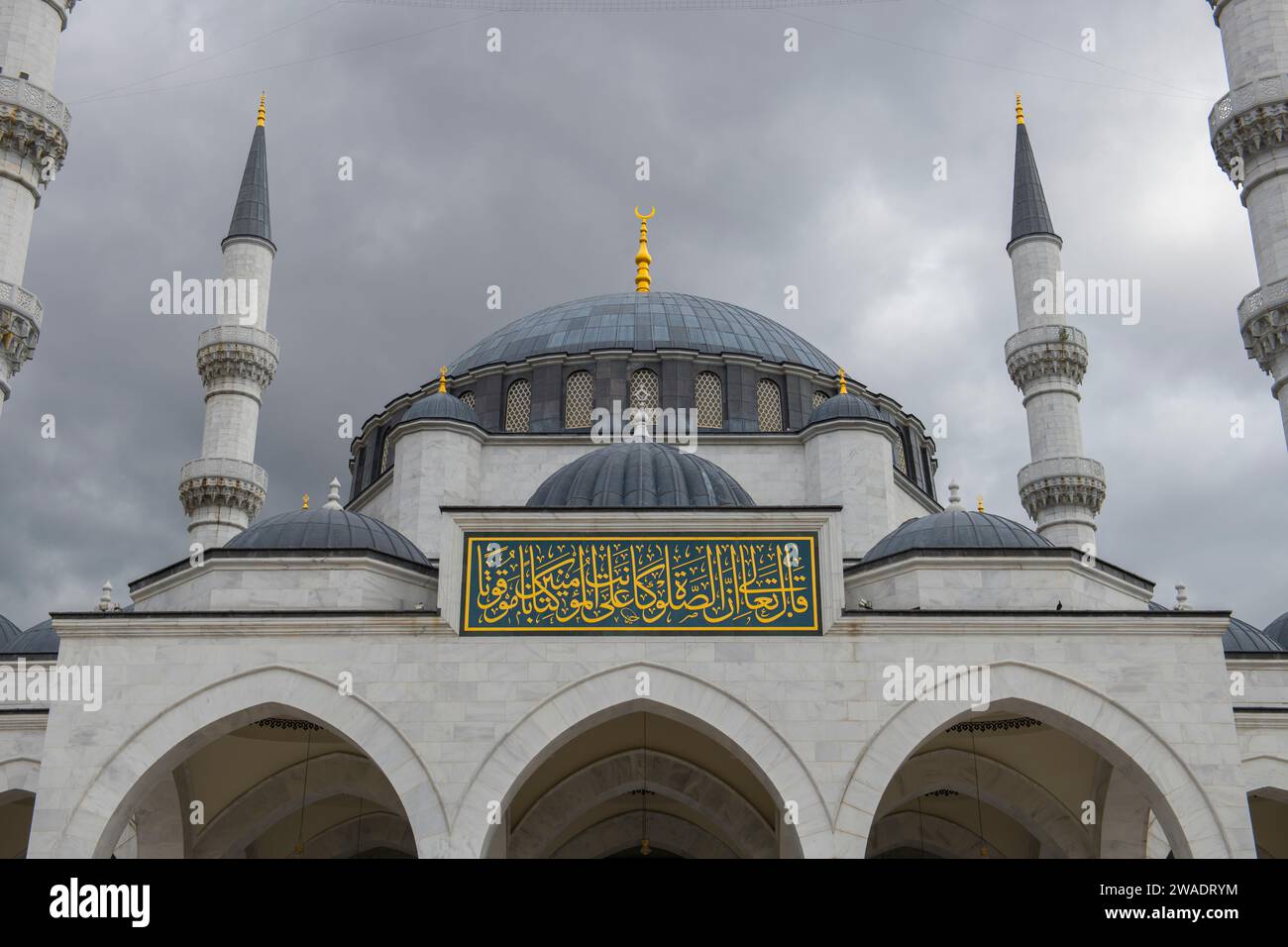 Melike Hatun Mosque Camii is a Classical Ottoman style in old quarter ...