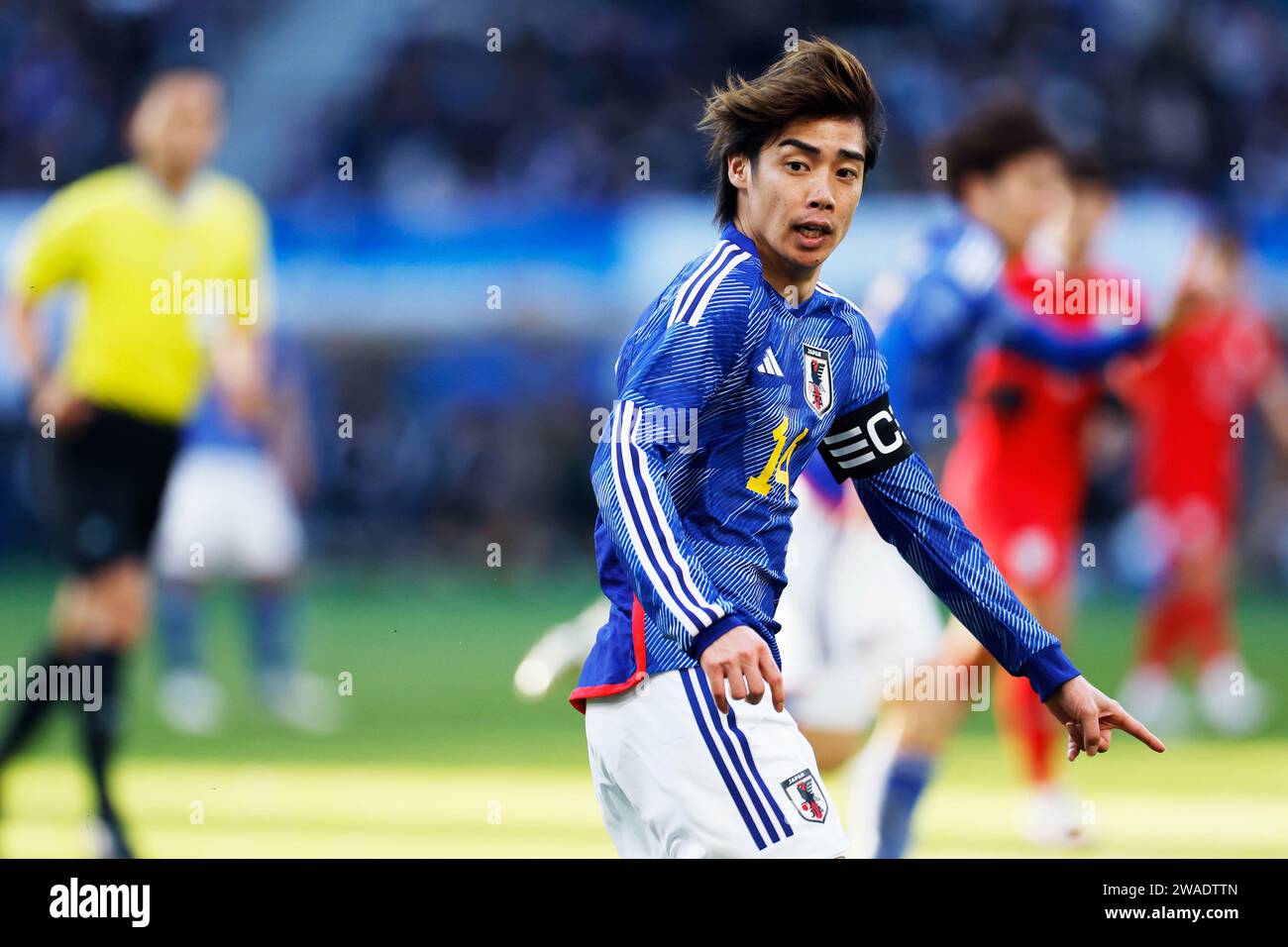 Tokyo, Japan. Credit: D. 1st Jan, 2024. Junya Ito (JPN) Football/Soccer : TOYO TIRES CUP 2024 ...