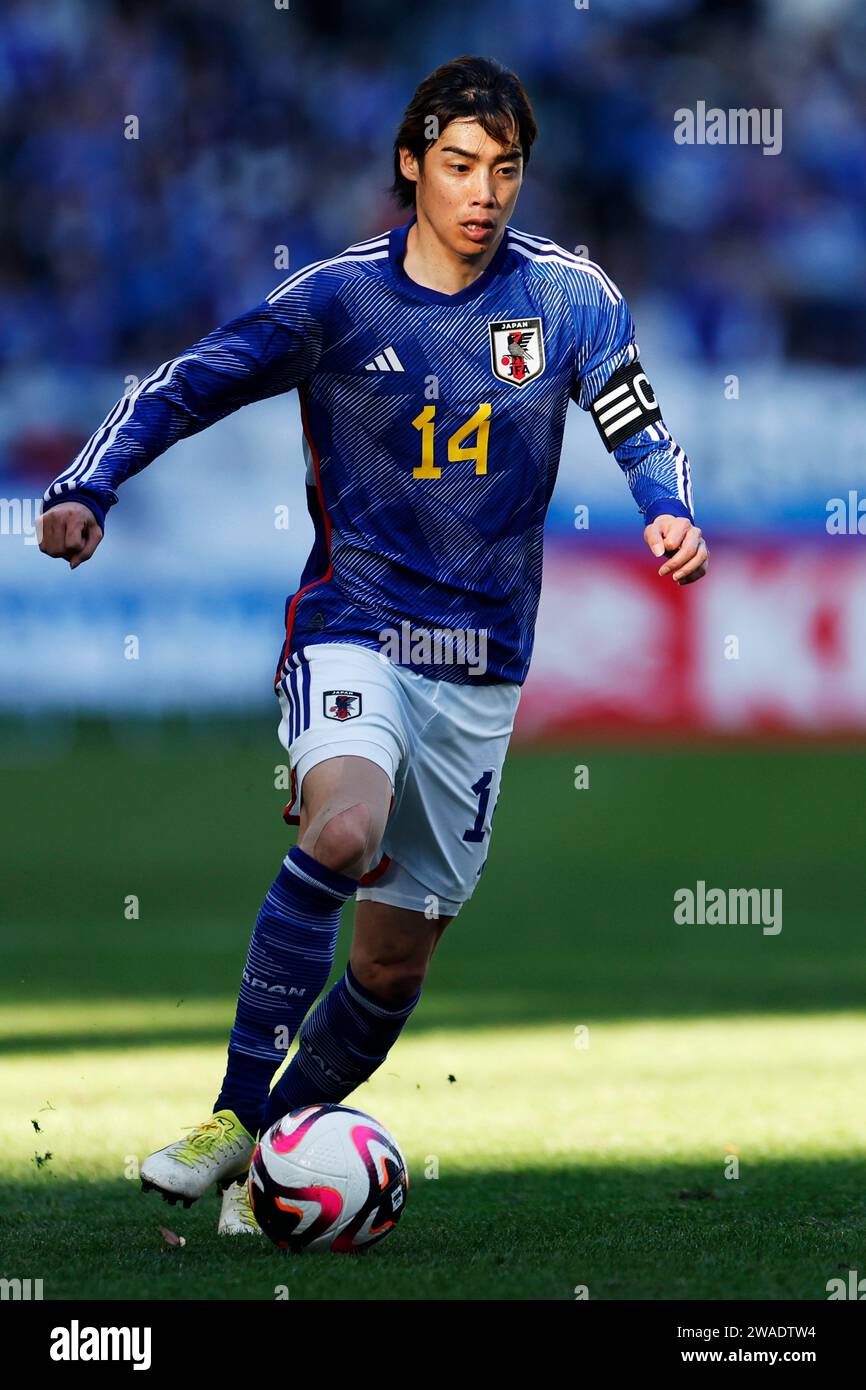 Tokyo, Japan. Credit: D. 1st Jan, 2024. Junya Ito (JPN) Football/Soccer : TOYO TIRES CUP 2024 ...