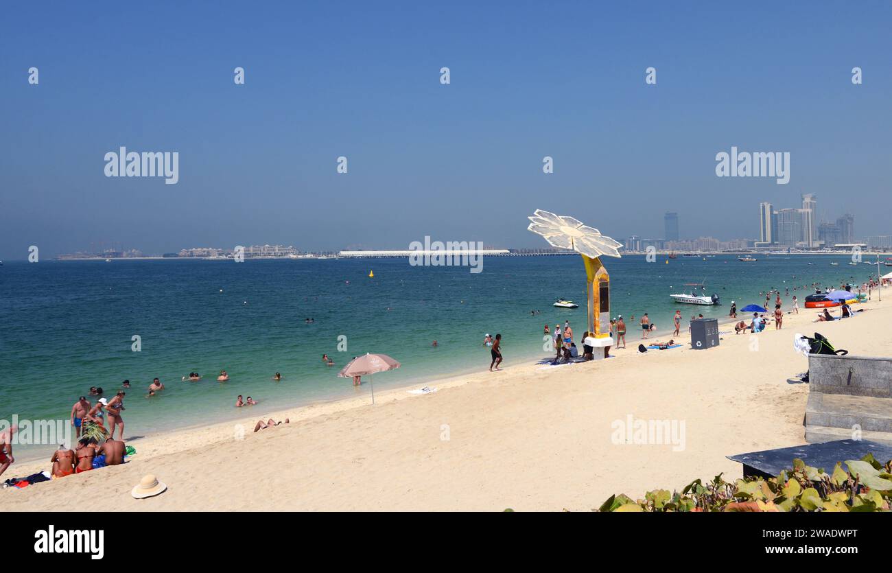 Marina Beach in Dubai, UAE Stock Photo - Alamy