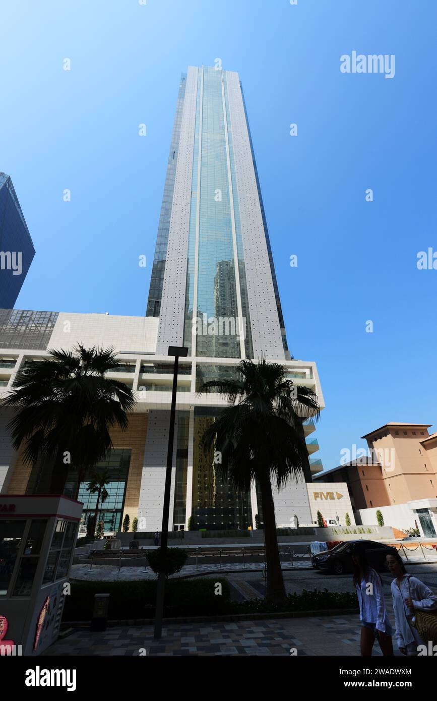 The FIVE LUXE JBR hotel at 'The Walk', Jumeirah Beach Residence, Dubai ...
