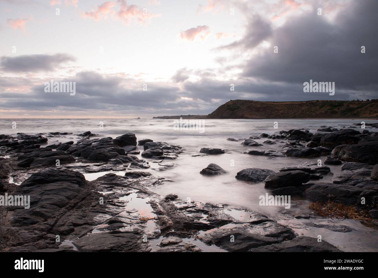 Long exposure landscape photography of the rock pools at Smiths Beach ...