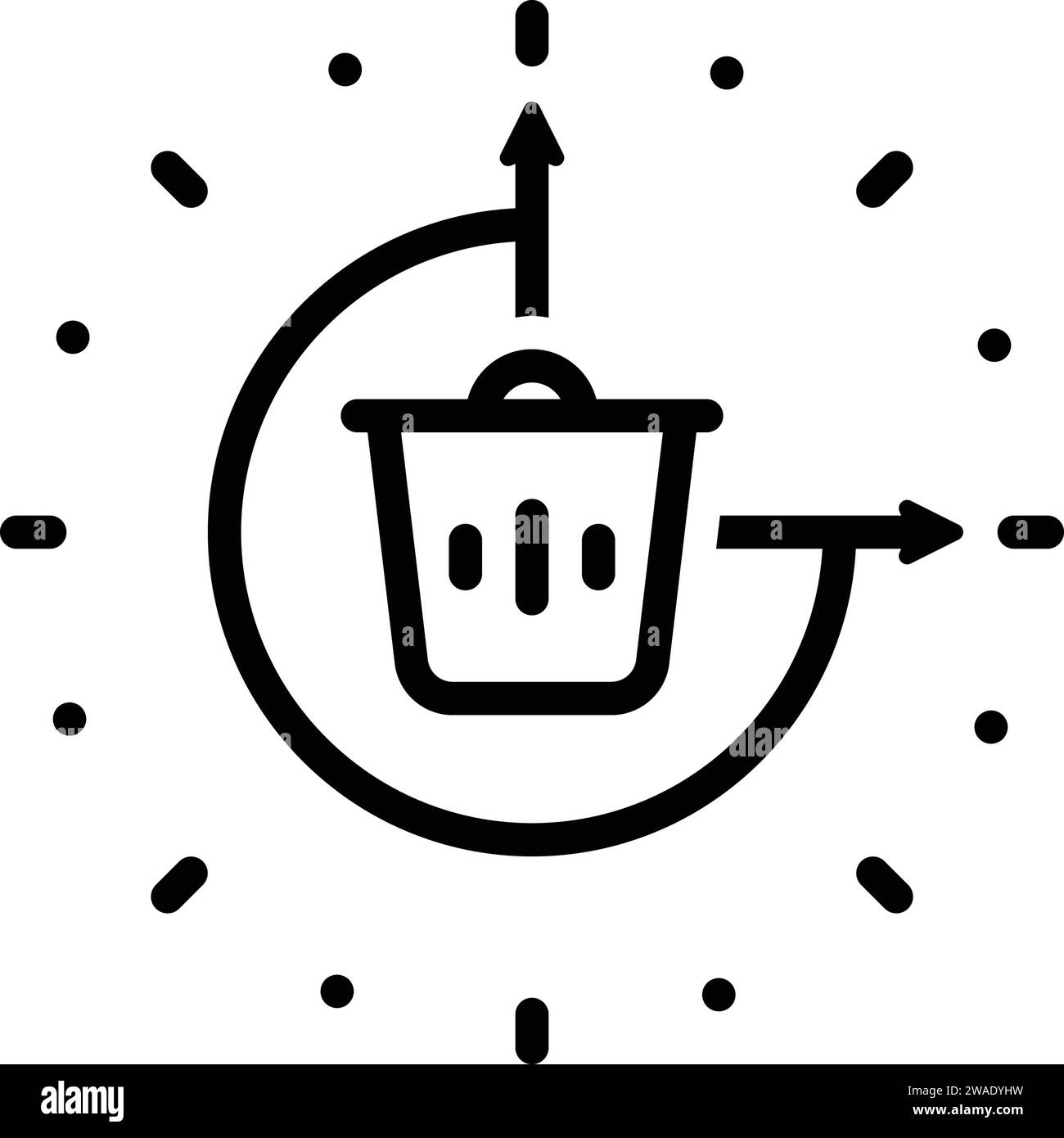 Waste time clock Black and White Stock Photos & Images - Alamy