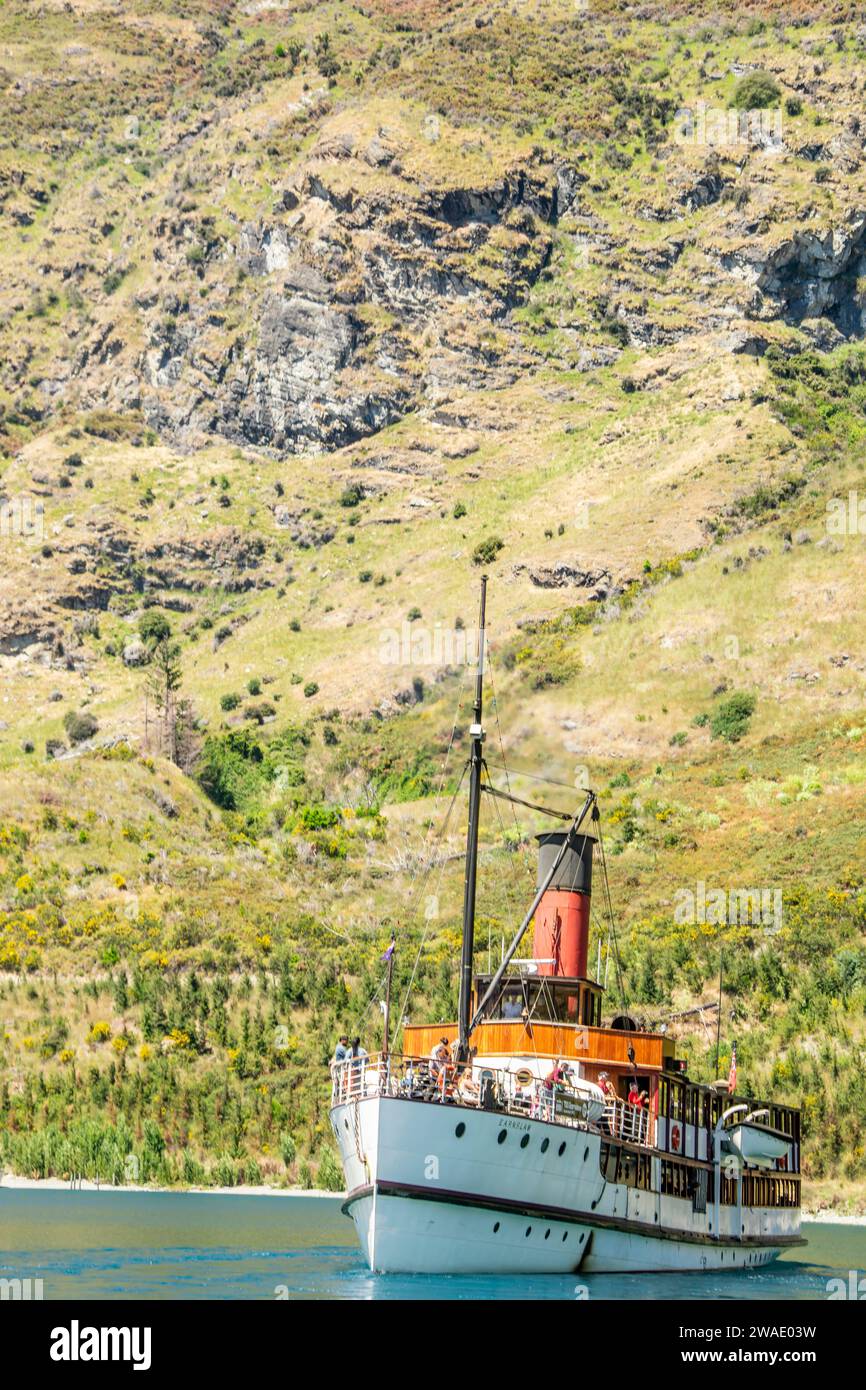 Queenstown New Zealand 16th Dec 2023: TSS Earnslaw is a 1912 Edwardian ...