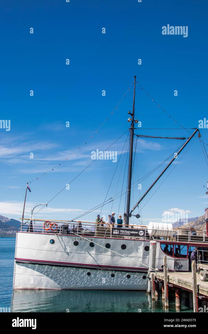 Queenstown New Zealand 16th Dec 2023: TSS Earnslaw is a 1912 Edwardian ...