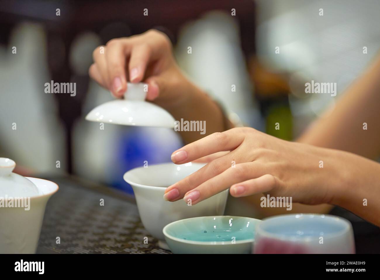 Asian business woman breakfast making hi-res stock photography and ...