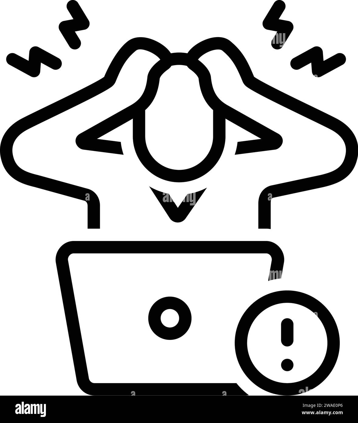 Worried information Black and White Stock Photos & Images - Alamy