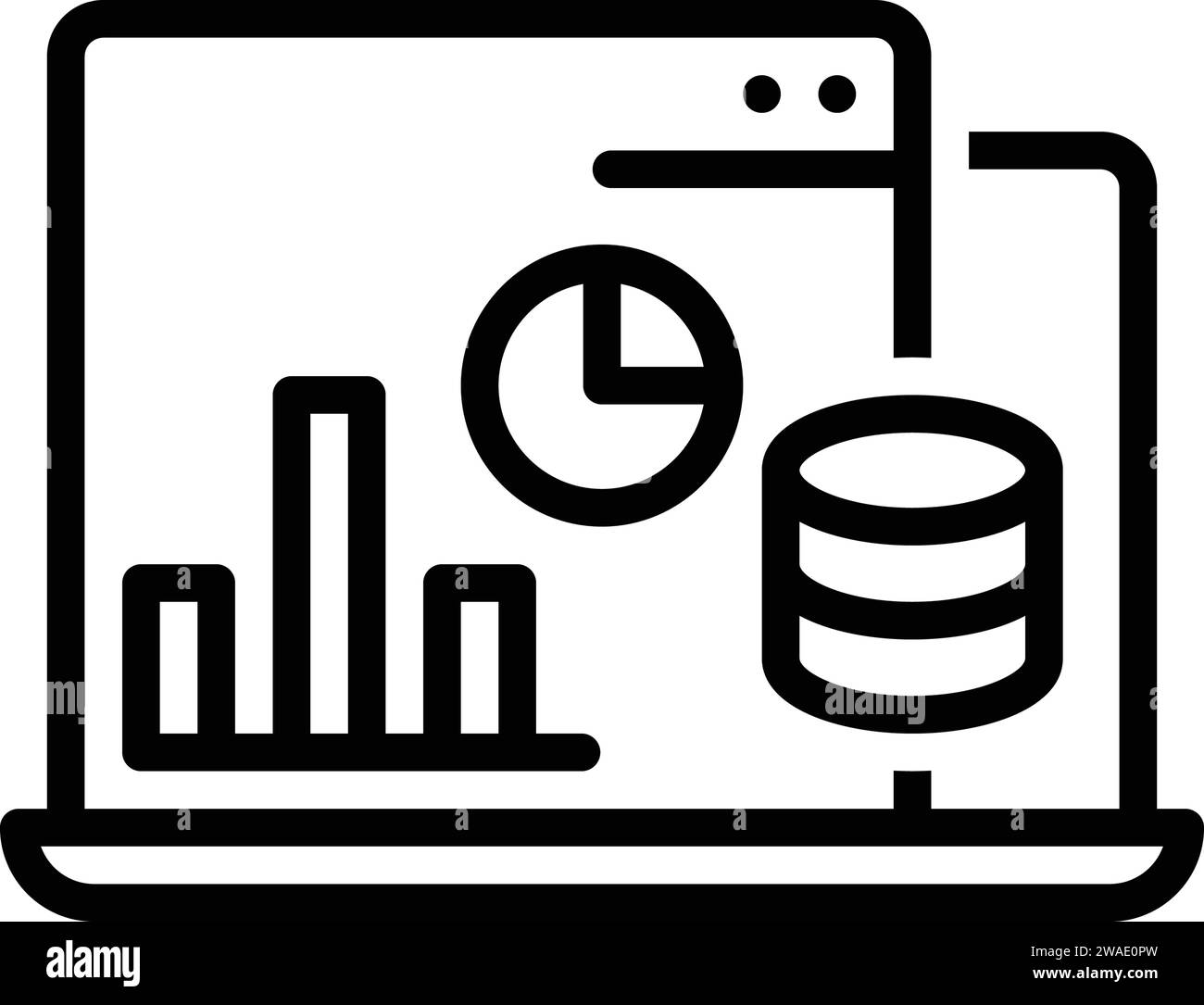 Icon for data base,data Stock Vector Image & Art - Alamy
