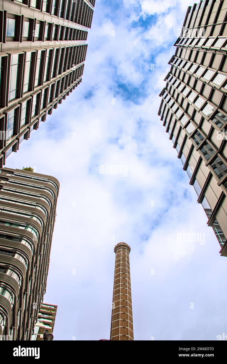 The tall brick chimney from Brewery Yard Building in Sydney Australia ...