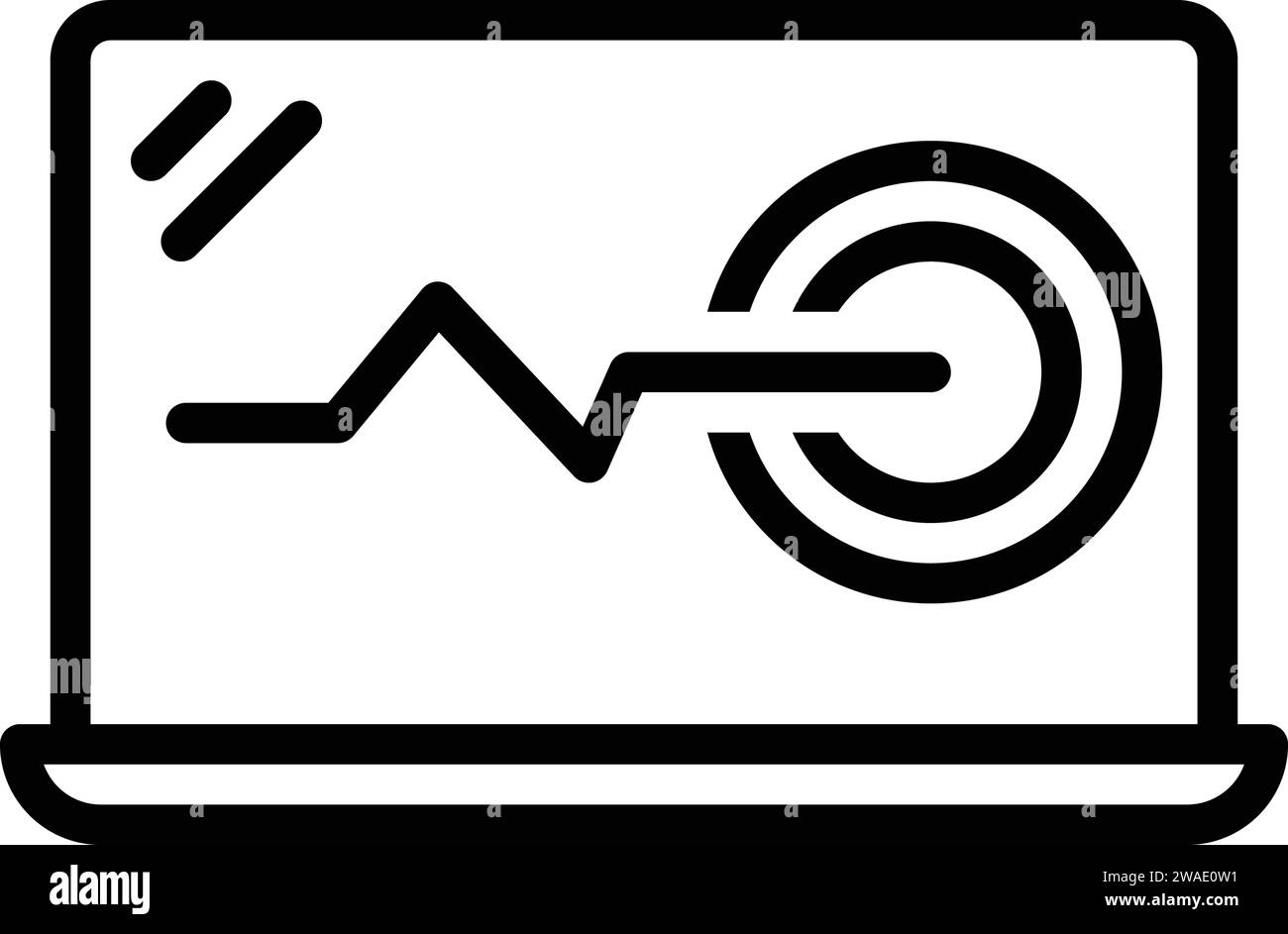 Icon for monitoring,invigilate Stock Vector Image & Art - Alamy