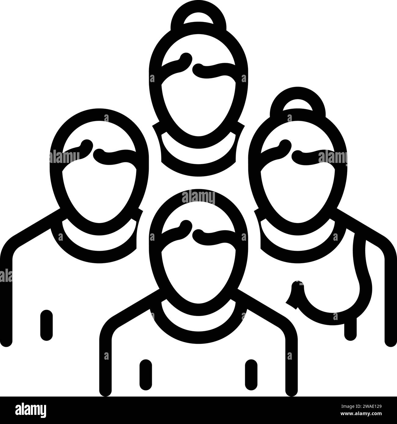 Population humans Stock Vector Images - Alamy