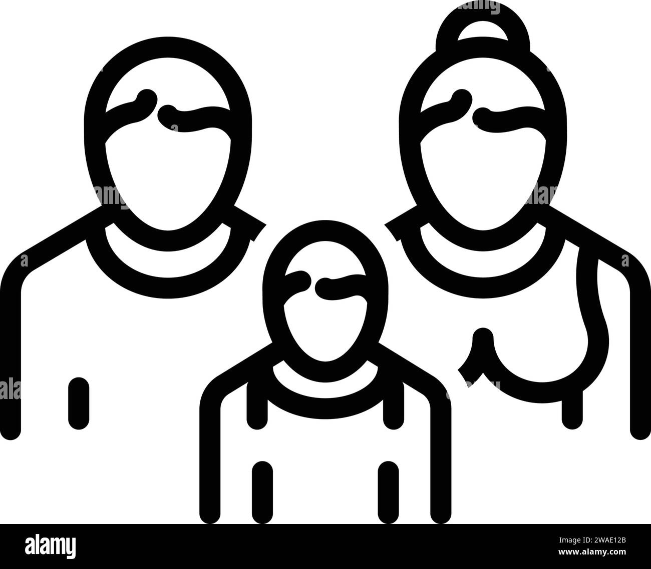 Parent offspring Stock Vector Images - Alamy