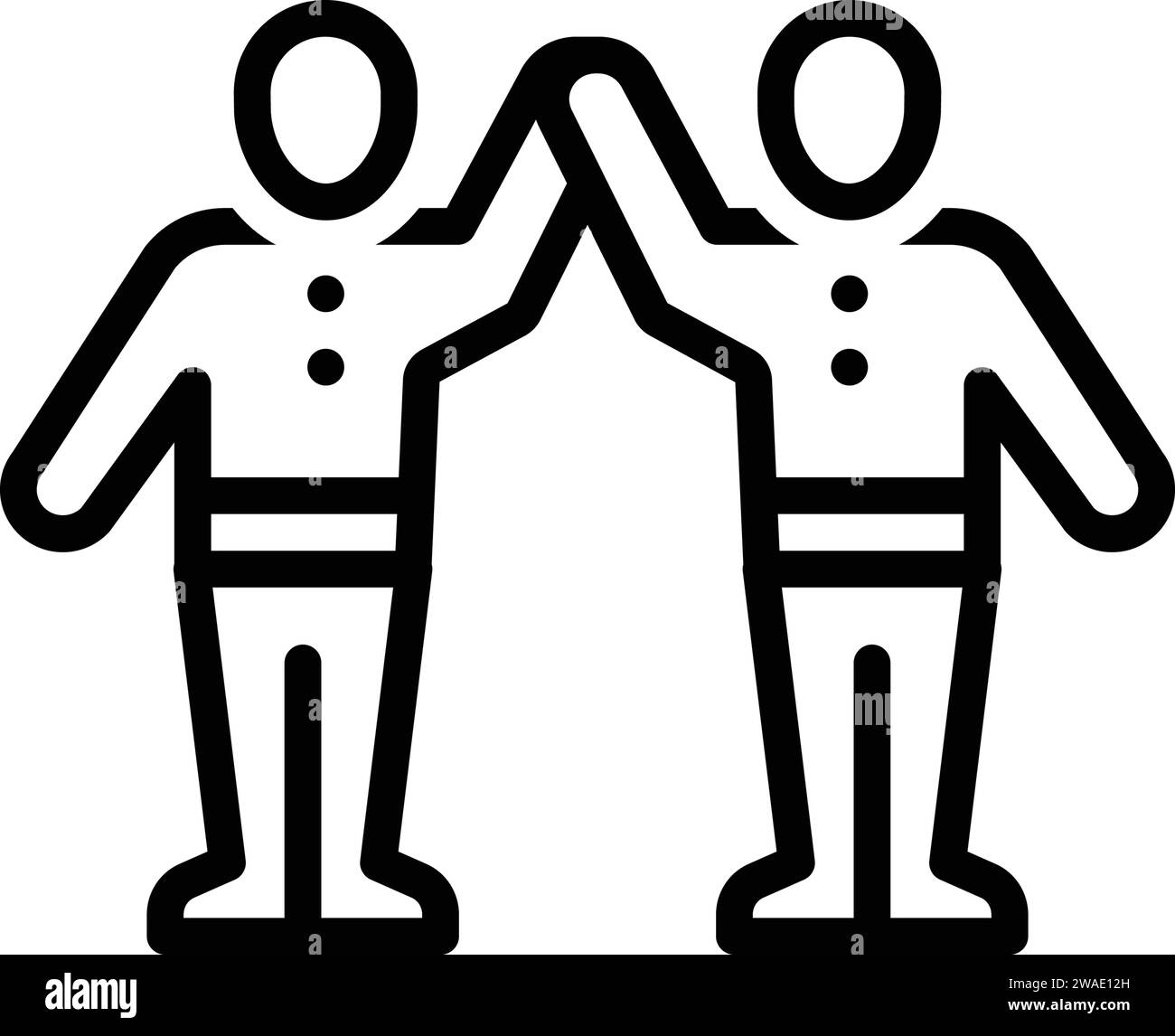 Symbol of friendship and brotherhood Cut Out Stock Images & Pictures ...