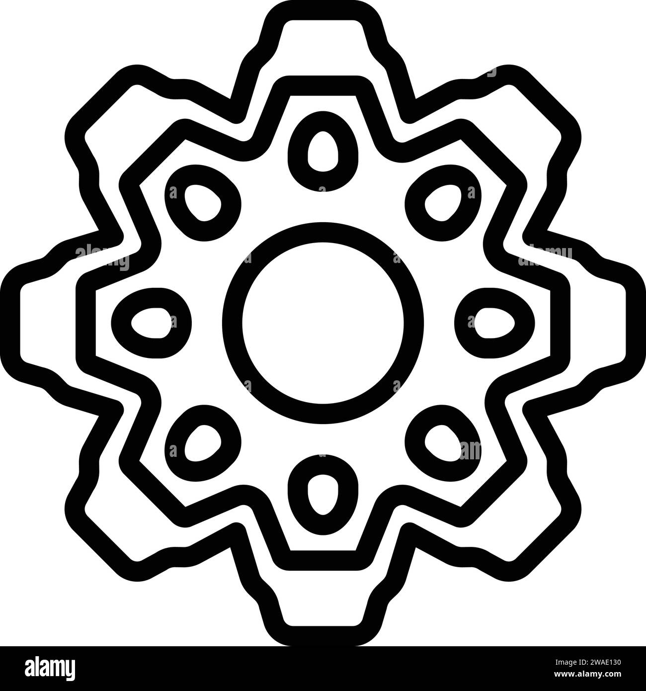 Diversification icon vector vectors Black and White Stock Photos ...