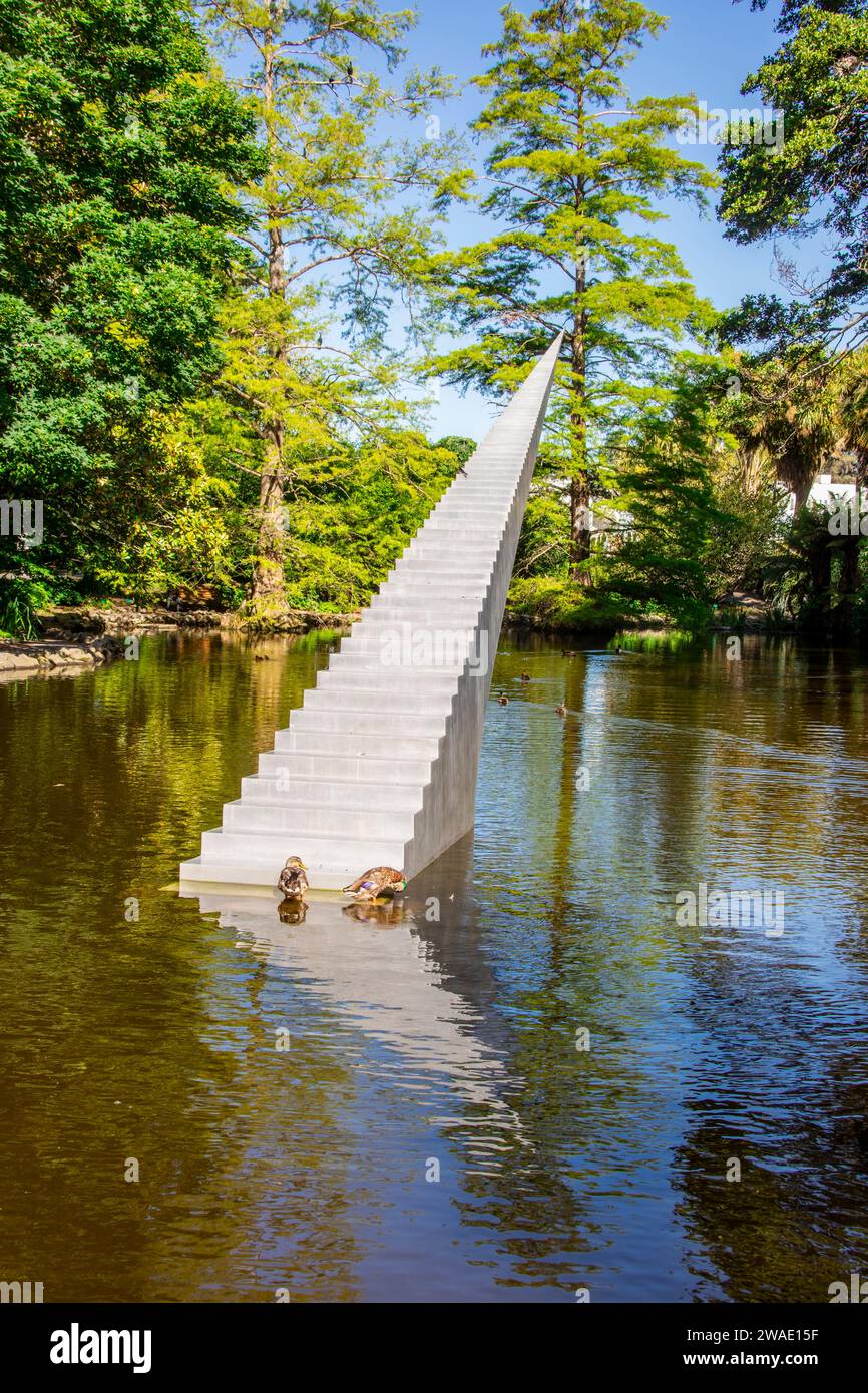 Diminish And Ascend is a welded aluminum stairway sculpture . It is ...
