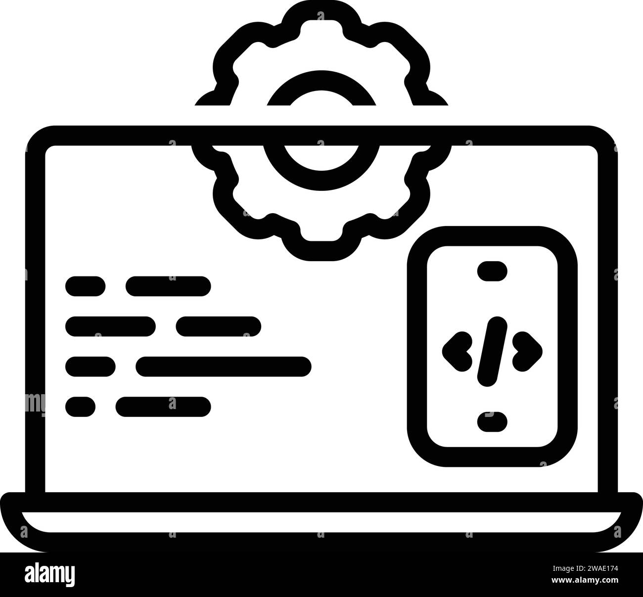 Configure icon hi-res stock photography and images - Alamy