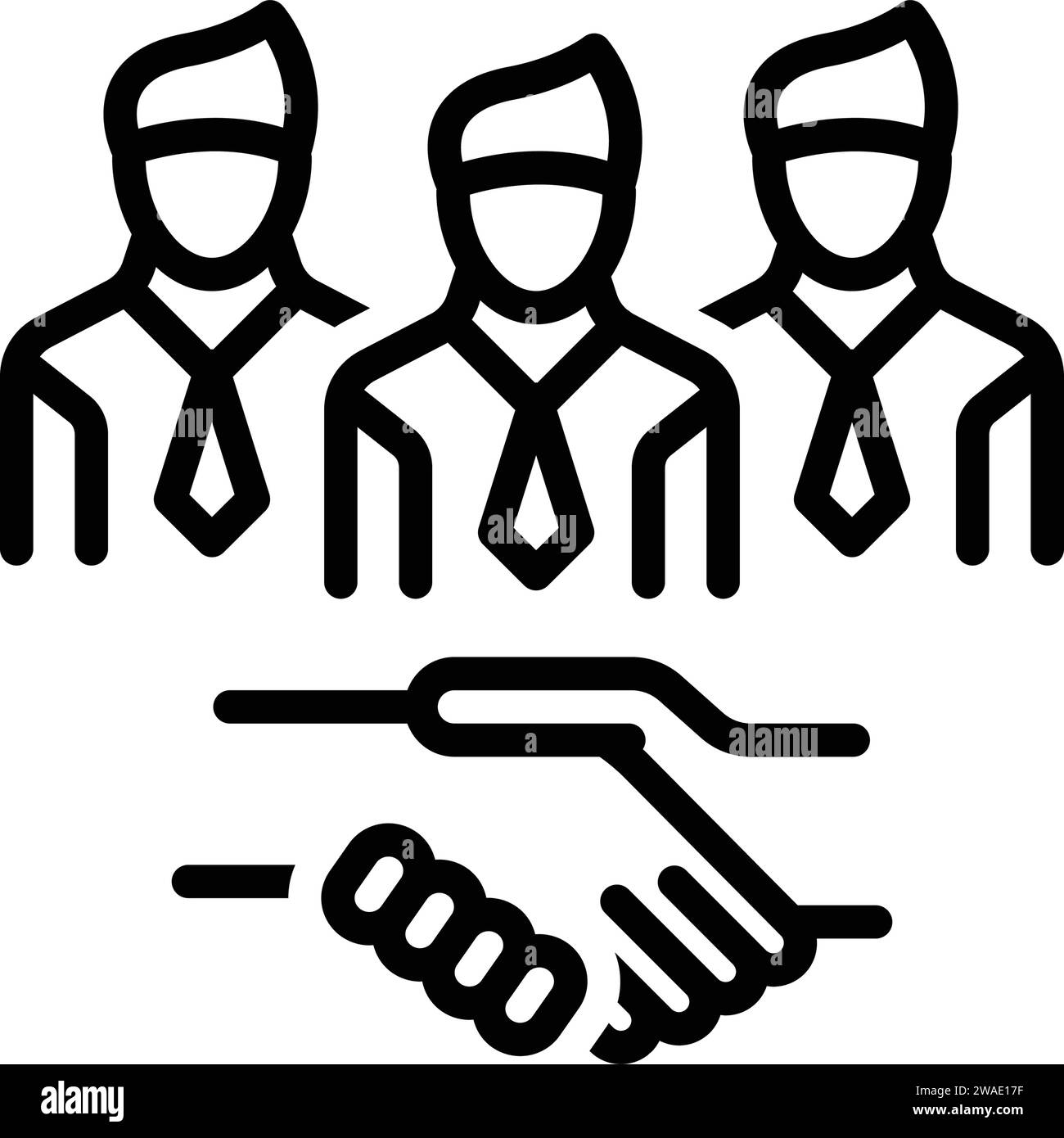 Diversification icon vector vectors Black and White Stock Photos ...