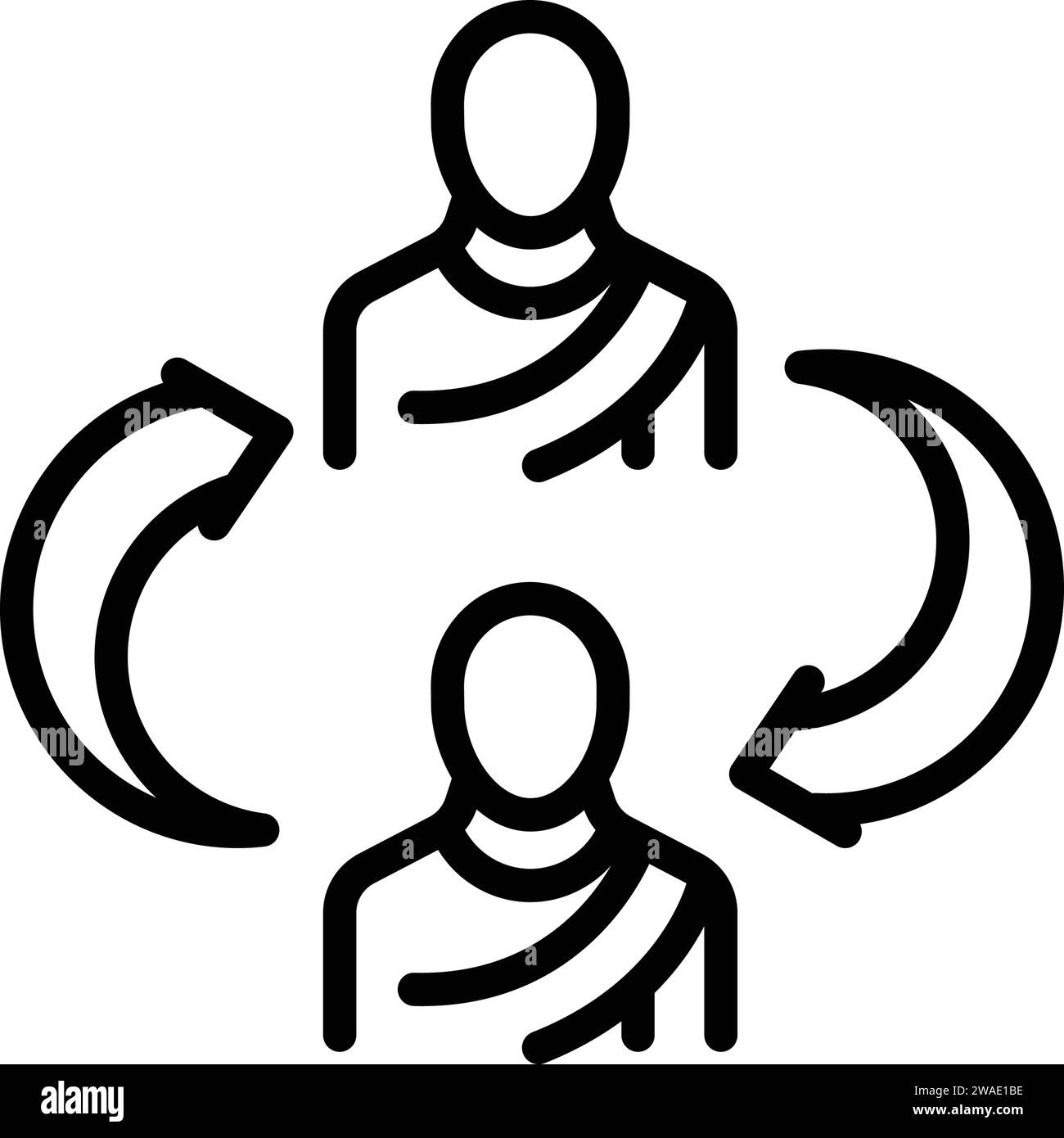 Icon for sharing,exchange Stock Vector Image & Art - Alamy