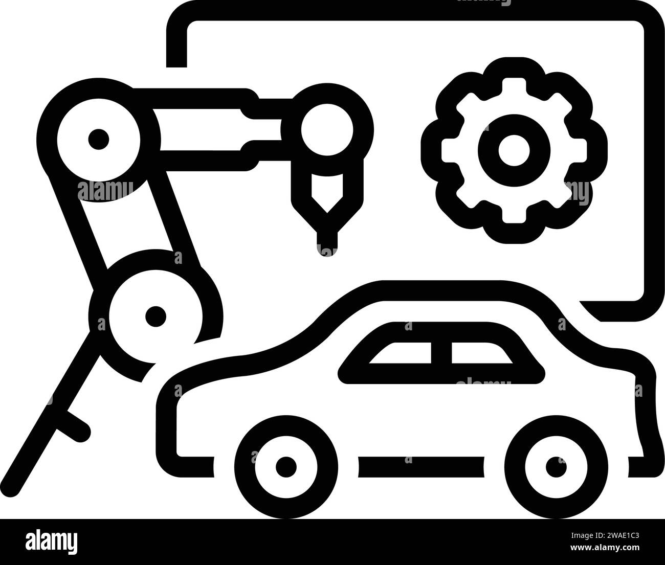 Car factory logo Black and White Stock Photos & Images - Alamy