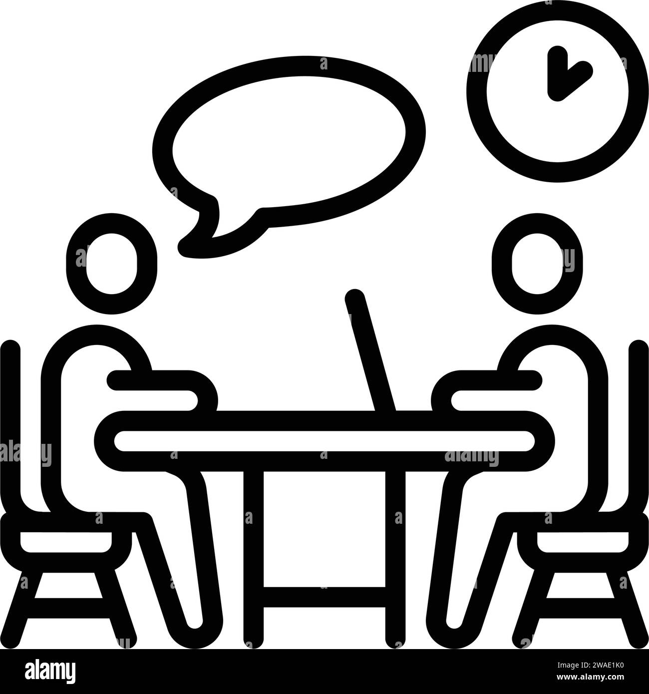 Interview job Stock Vector Images - Alamy