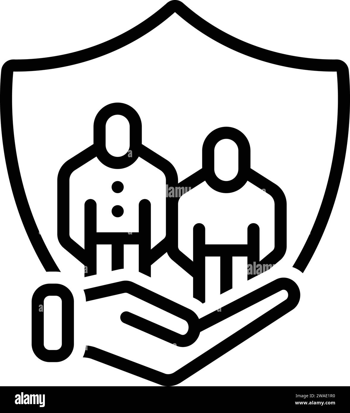 Pension sign social symbol Stock Vector Images - Alamy