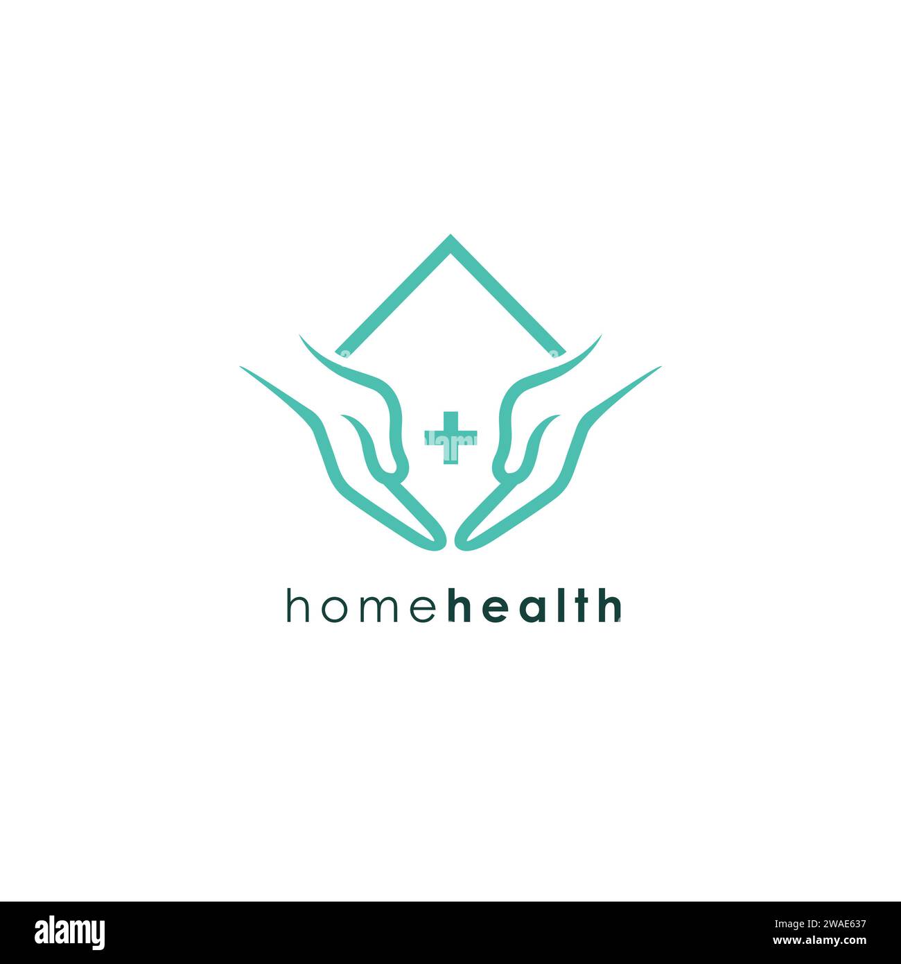 Home Health logo Simple and Clean Design. Doctor Home Logo Stock Vector ...