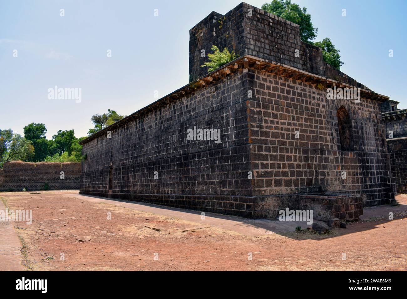 The ancient Panhala Fort in India Stock Photo - Alamy