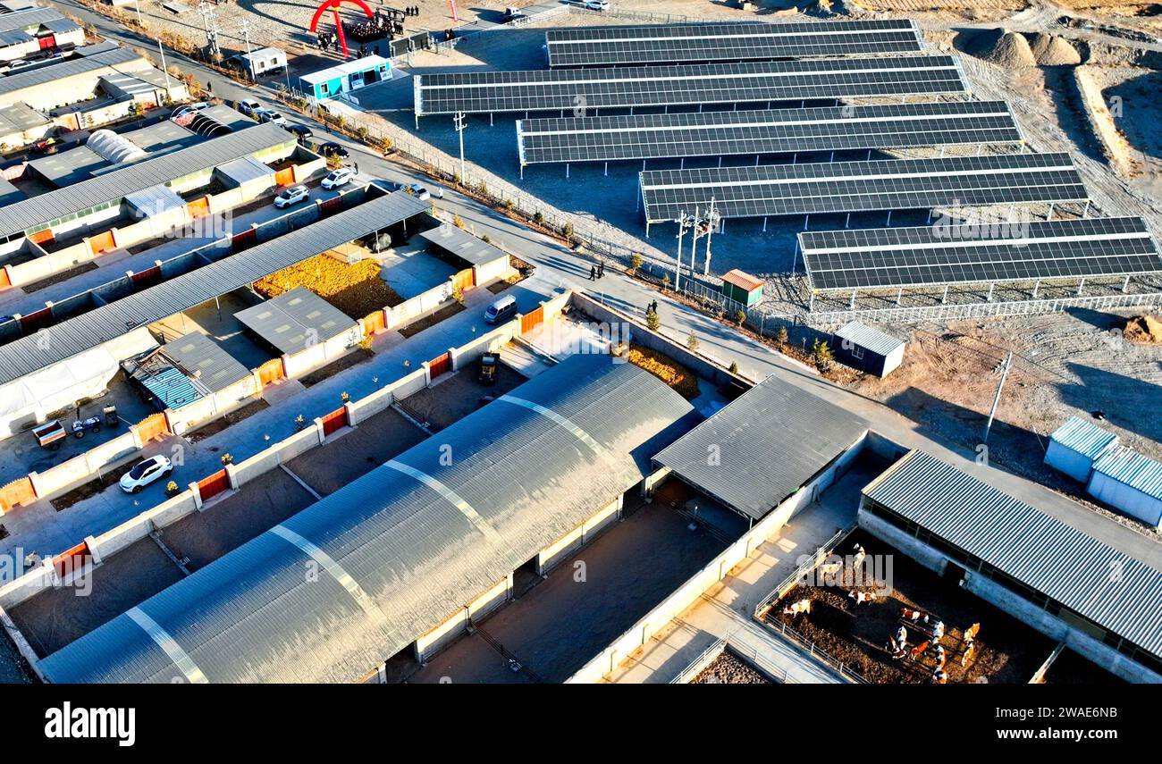 ZHANGYE, CHINA - JANUARY 4, 2024 - Photo taken on January 4, 2024 shows ...