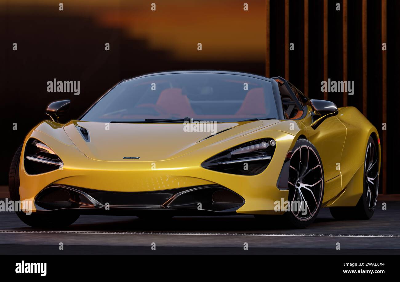 McLaren 720S Spider - Lighter, Stronger, Faster Stock Photo - Alamy