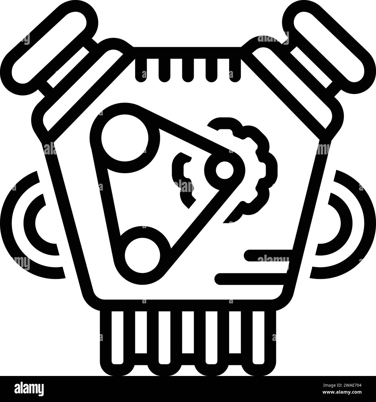 Motor engines Stock Vector Images - Alamy