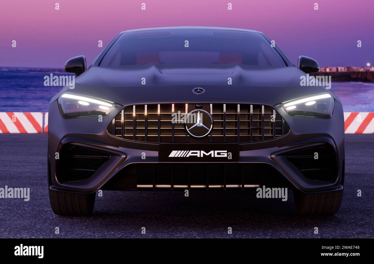 Mercedes-Benz CLE53 AMG Coupe Stock Photo - Alamy