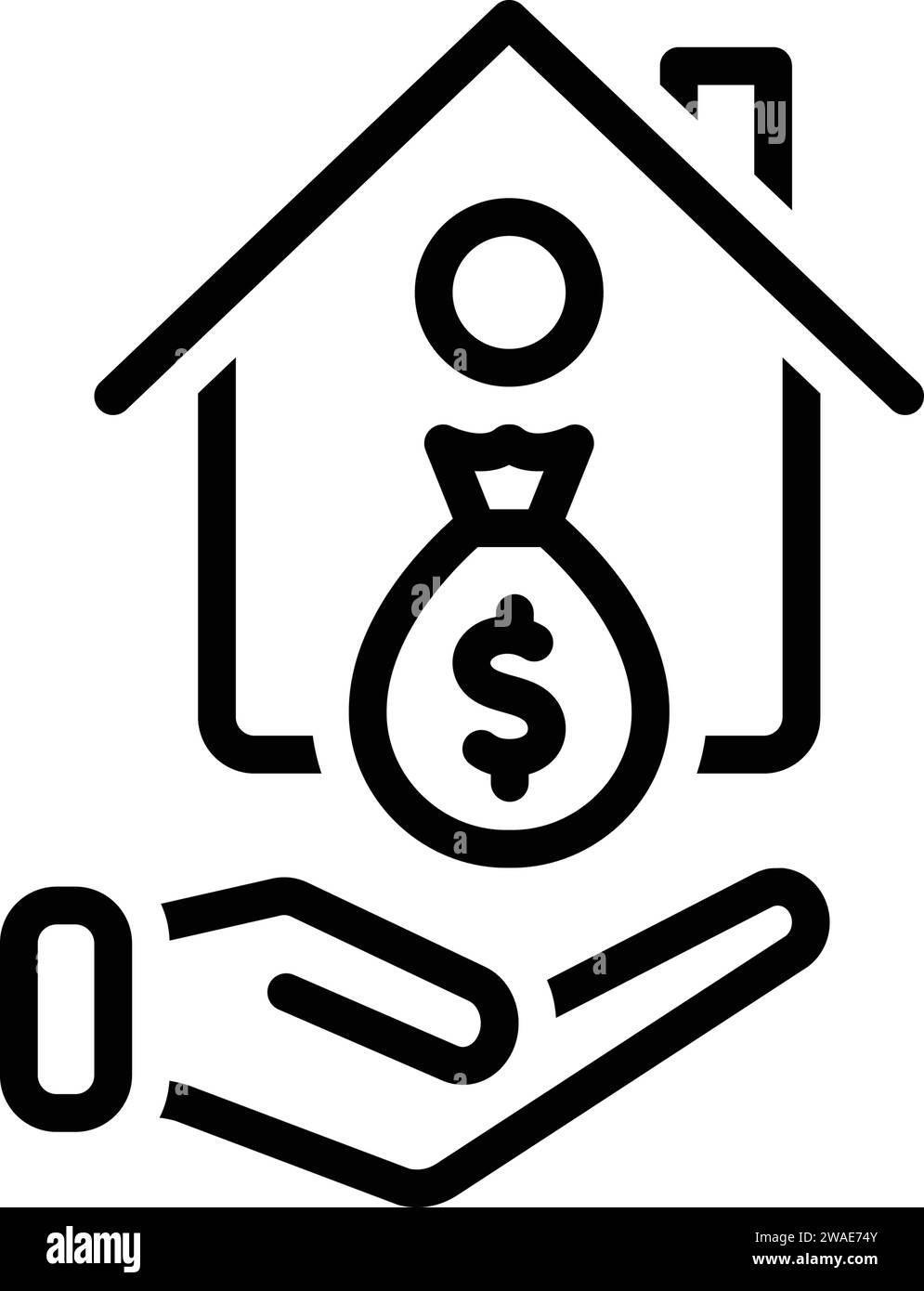 Lending of money Stock Vector Images - Alamy