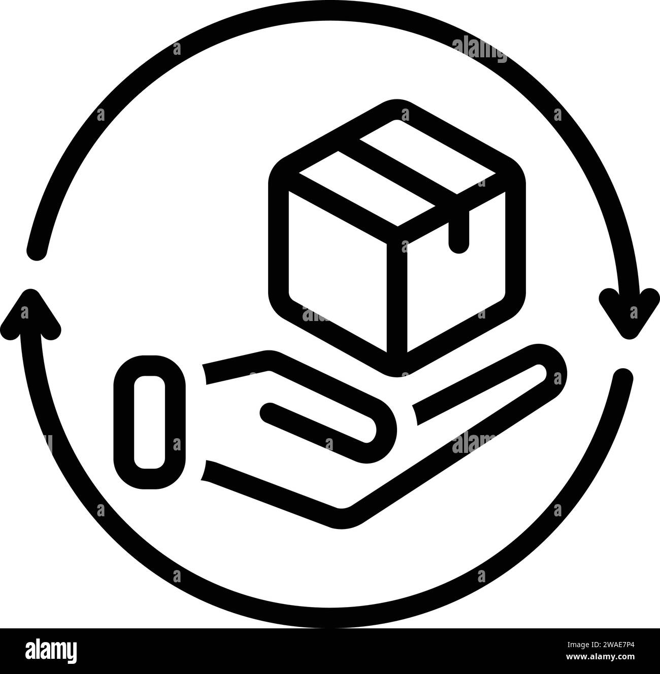 Returns and exchange Stock Vector Images - Alamy