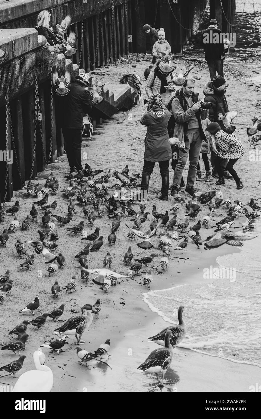 Festive season london Black and White Stock Photos & Images - Alamy