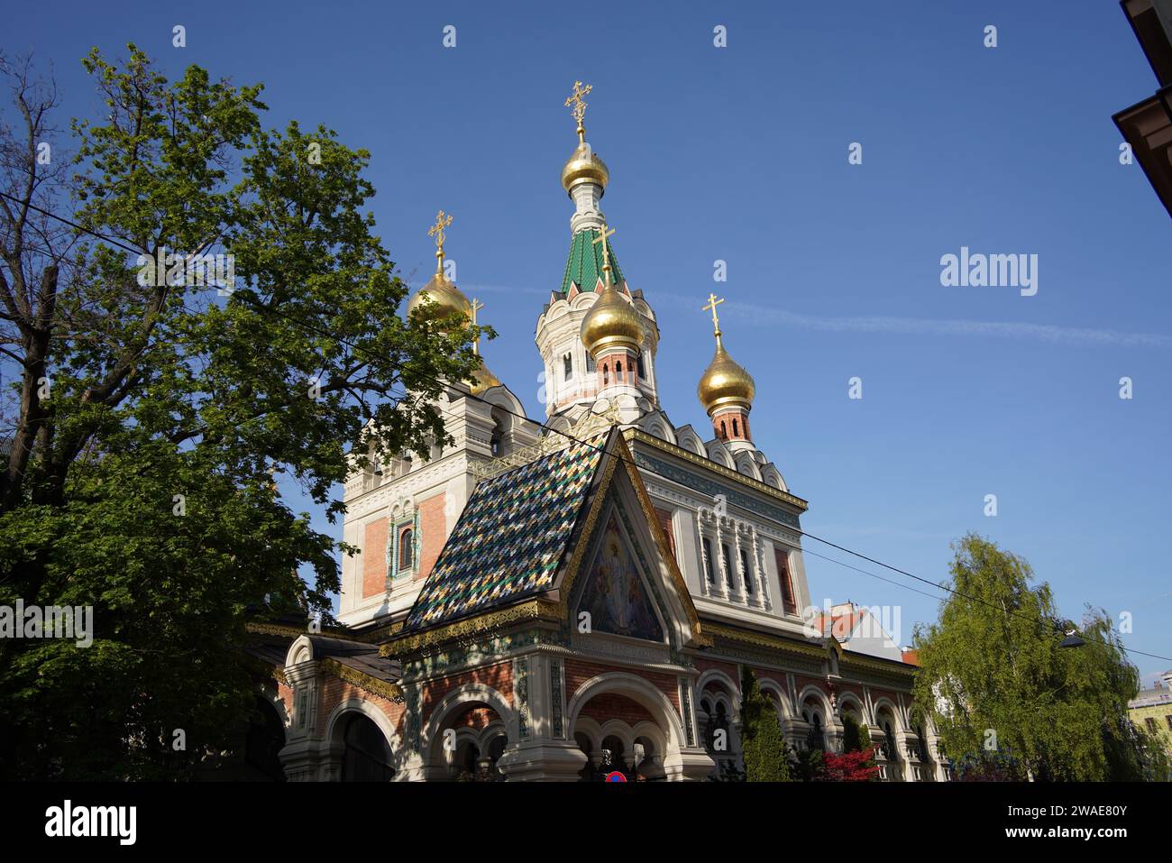 A Russian Orthodox Cathedral of St. Nicholas in Vienna Stock Photo - Alamy