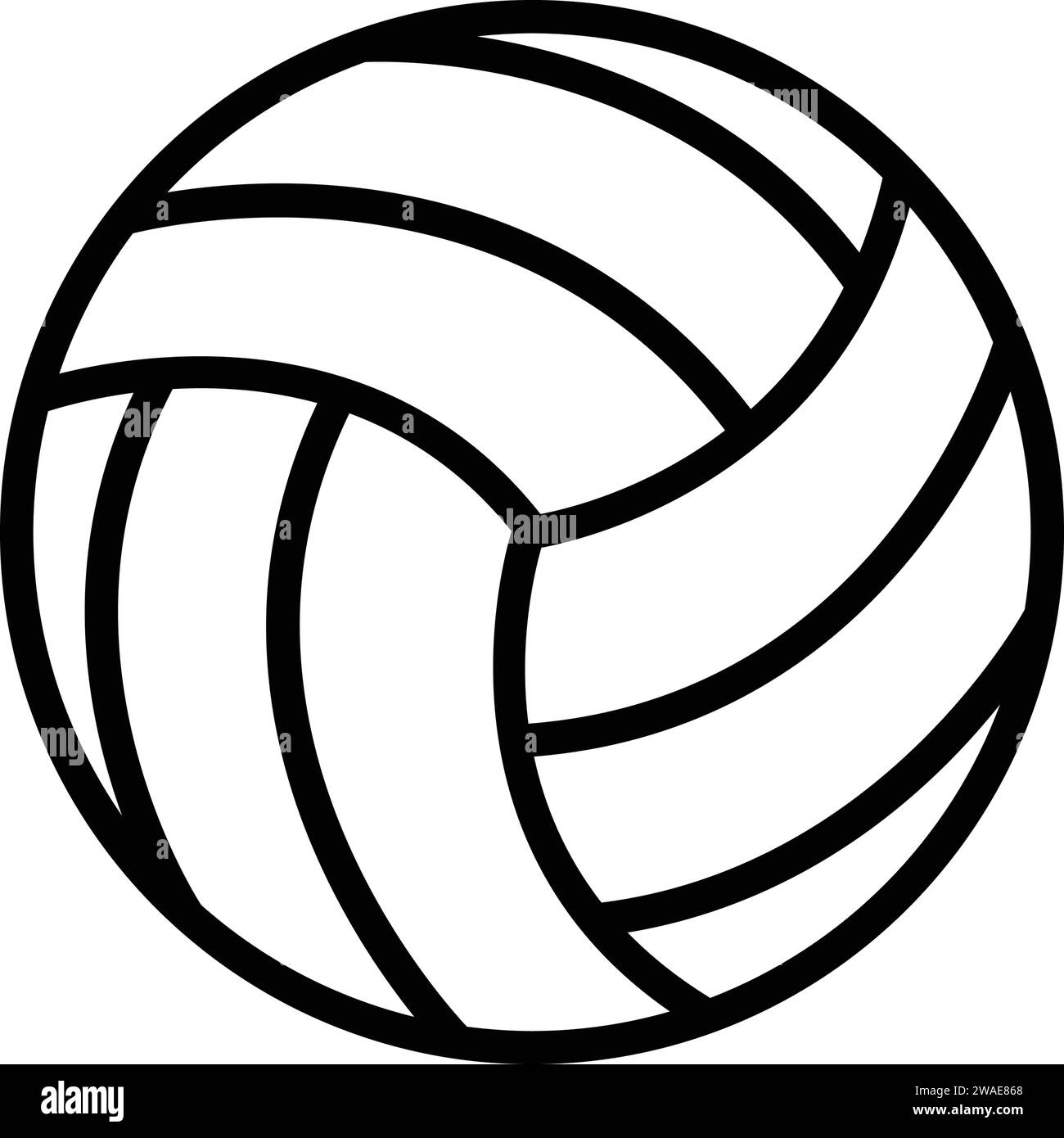 Volley ball vector vectors Black and White Stock Photos & Images - Alamy
