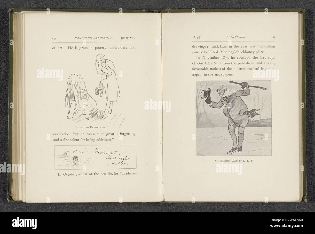 Photo production of a drawing by Randolph Caldecott, representing an ...