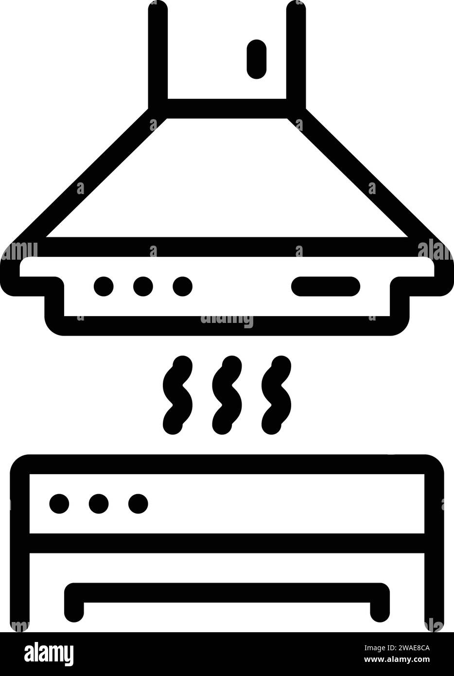 Extractor chimney Stock Vector Images - Alamy