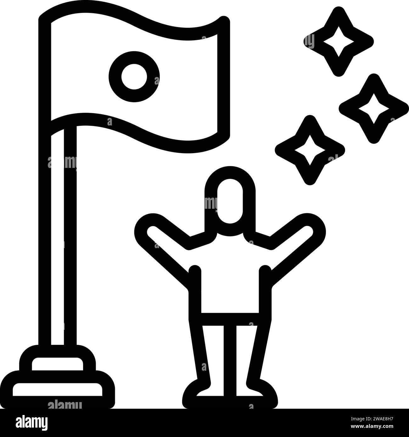 Japanese flag icon Black and White Stock Photos & Images - Alamy