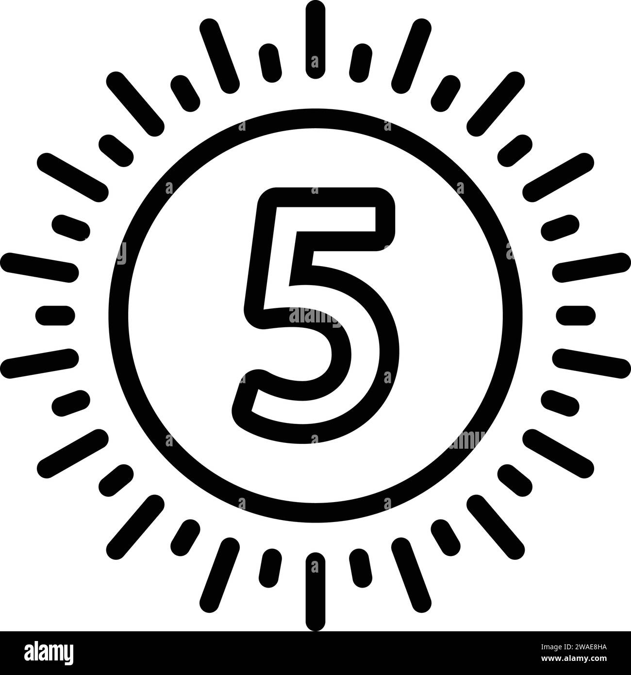 The fifth letter Cut Out Stock Images & Pictures - Alamy