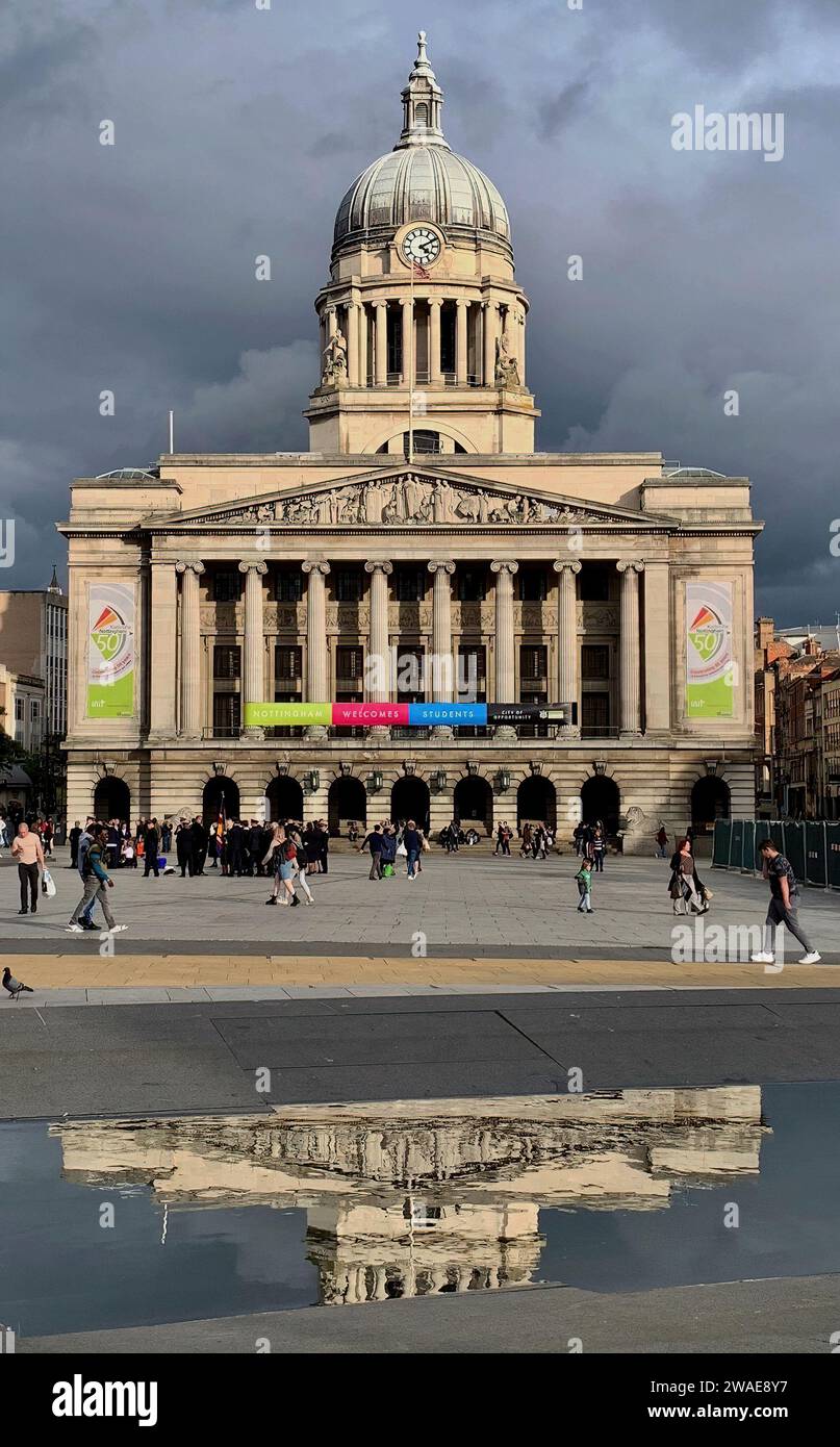 The historic Council House building in central Nottingham, UK Stock ...