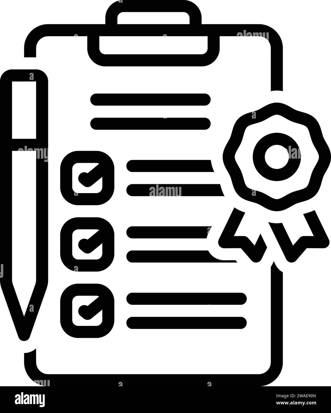 Icon for compliance,checklist Stock Vector Image & Art - Alamy