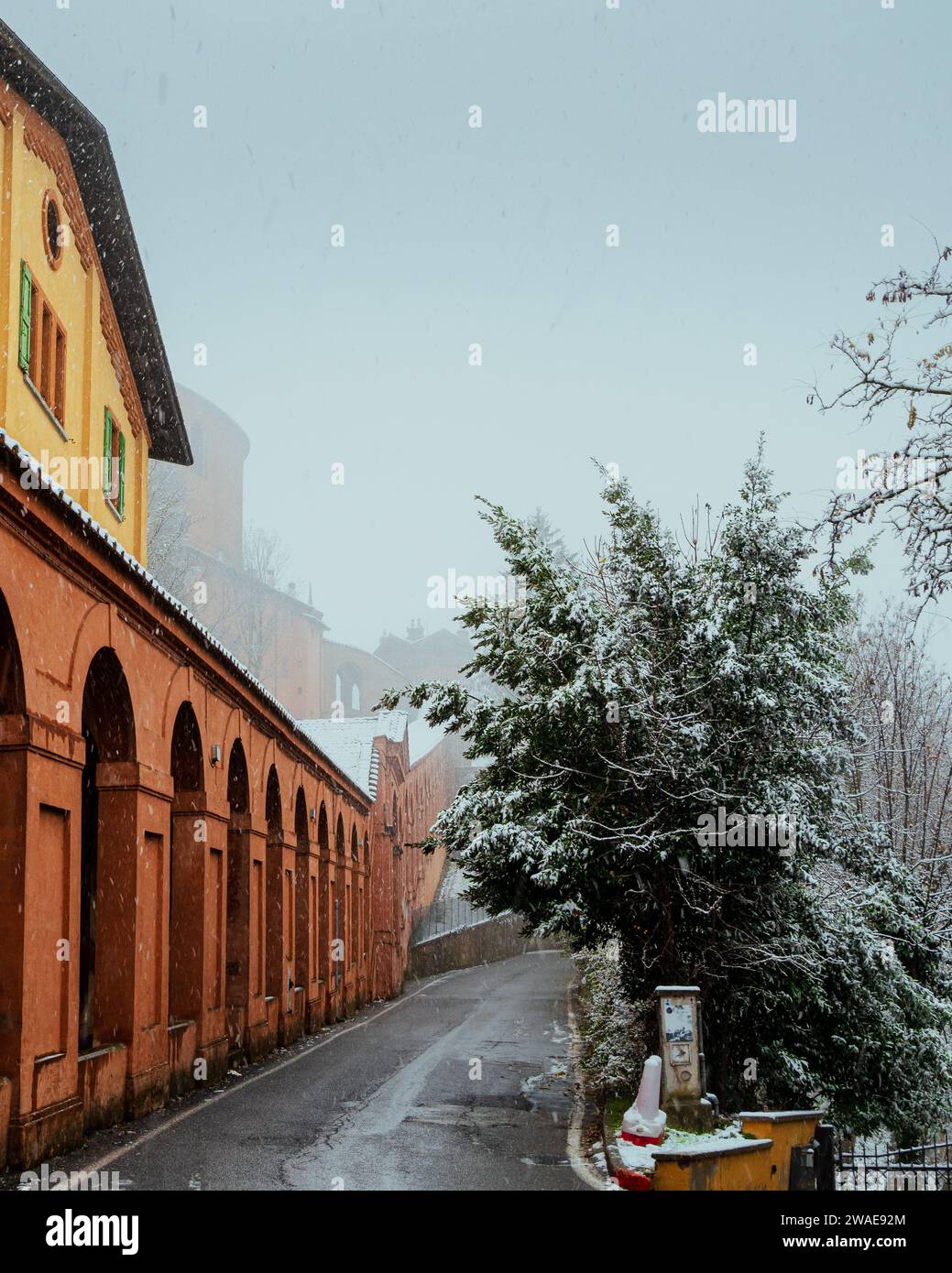 Portico of San Luca. A monumental roofed arcade (Portico di San Luca ...