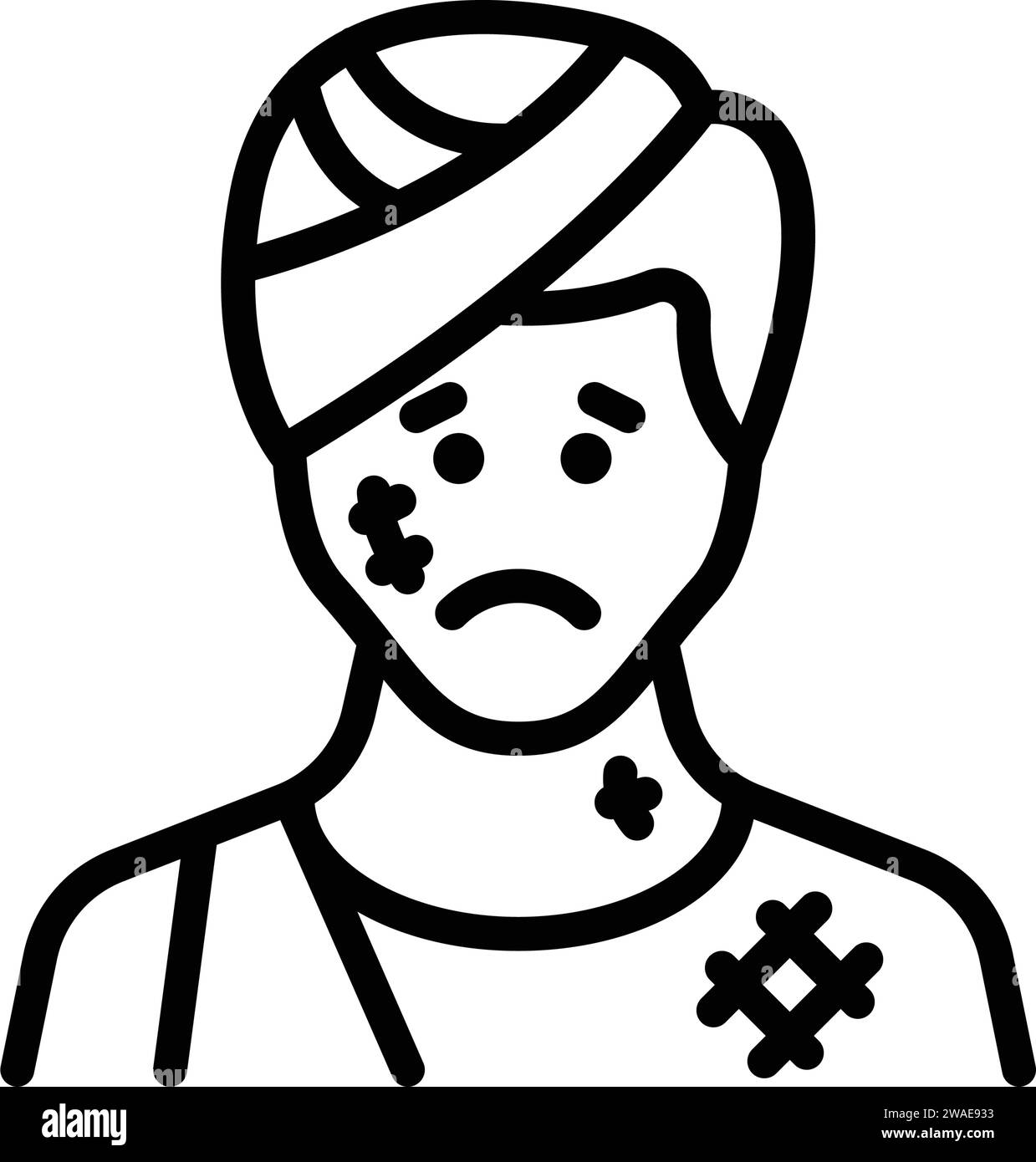 Victim symbol Stock Vector Images - Alamy