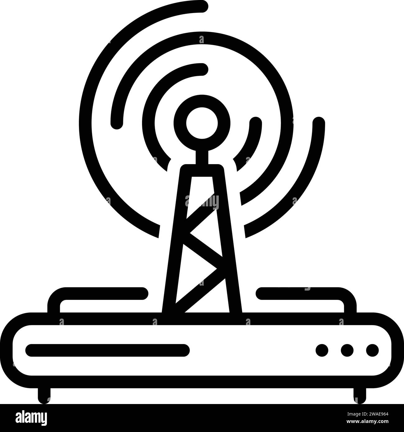 Wifi router Black and White Stock Photos & Images - Alamy