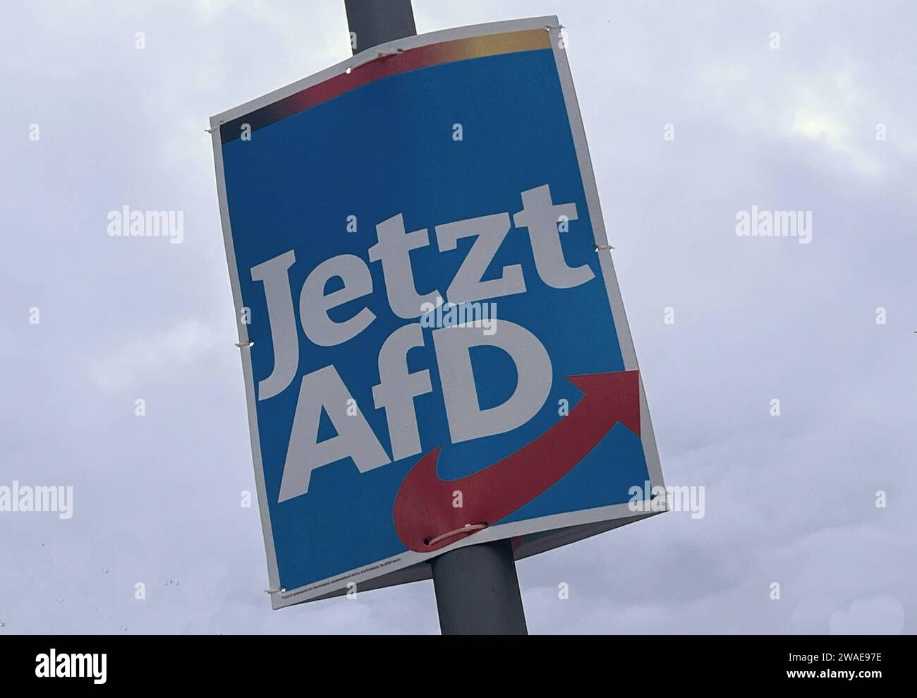 Wahlplakat der AfD *** AfD election poster Copyright: xmix1x Stock ...