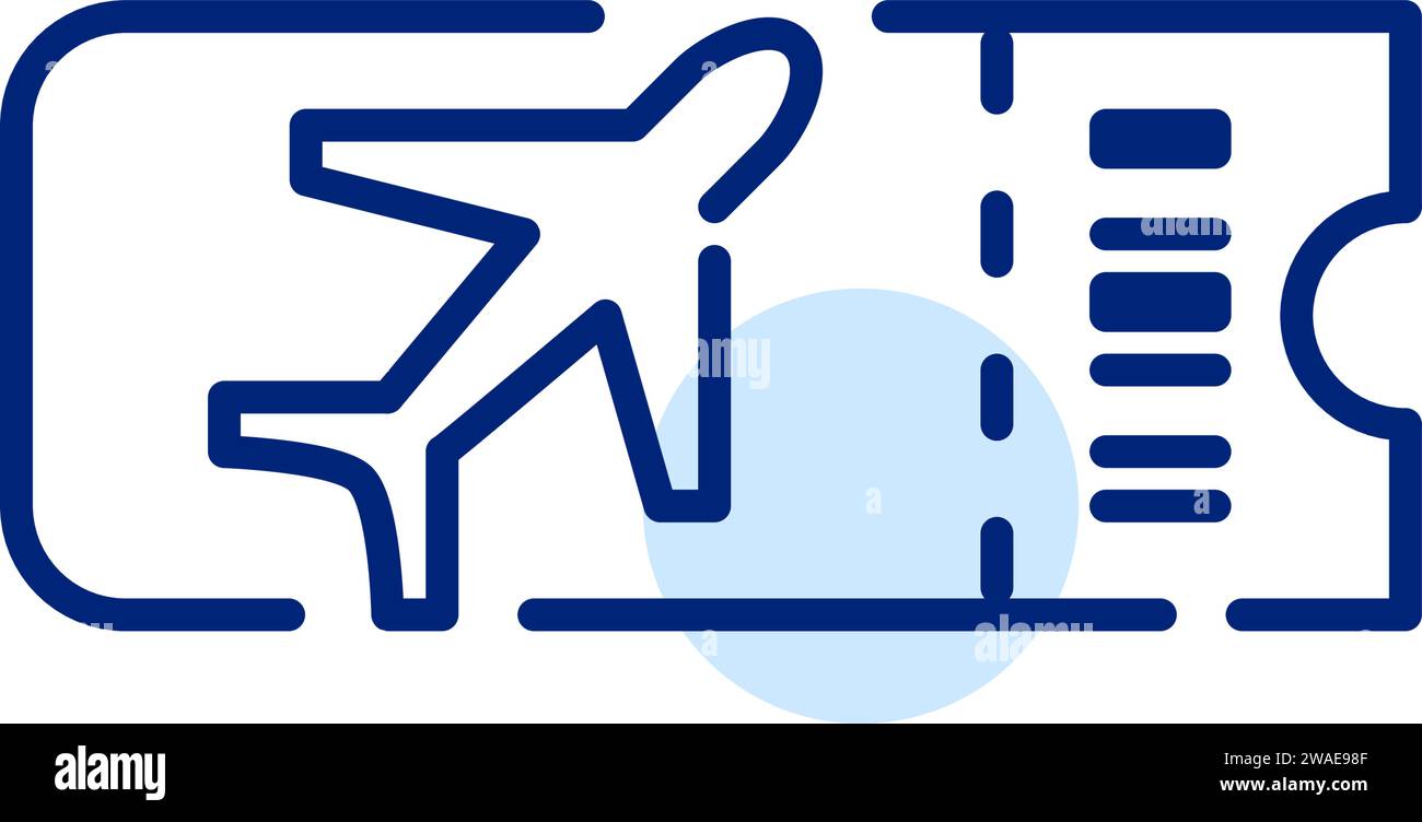 Boarding pass with barcode. Flight ticket. Pixel perfect, editable ...
