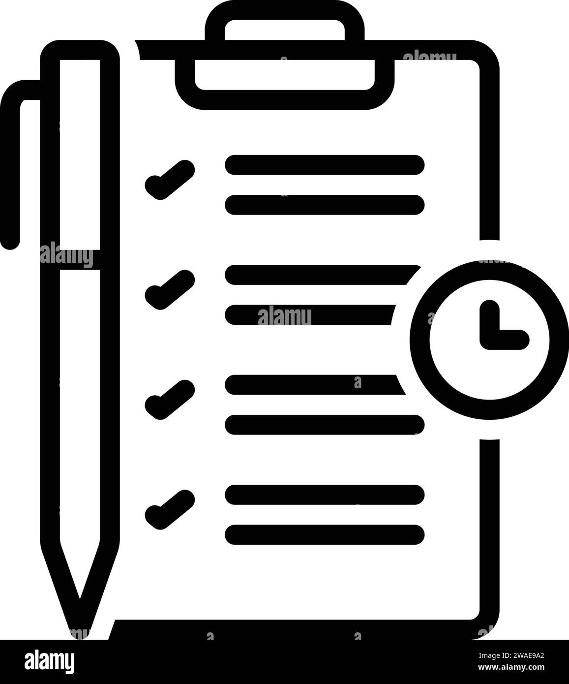 Icon for task,checklist Stock Vector Image & Art - Alamy